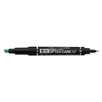 Zebra WKCR1 Optex Care Highlighter Green