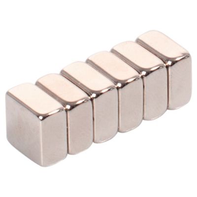 Magnets Square 1X1cm Pack of 6