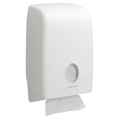 Distributeur d'essuie-mains pliés Kimberly-Clark Aquarius 6945 - blanc
