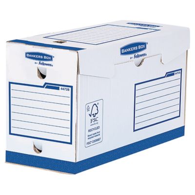 Fellowes Bankers Box Basic Heavy Duty Transfer File 150mm (Blue) - Pack ...