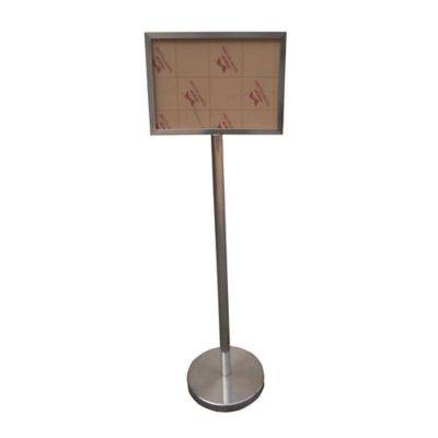 A4 Stainless Steel Notice Stand