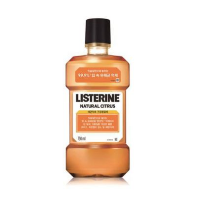 LISTERINE NATURAL CITRUS MOUTHWASH 750ML