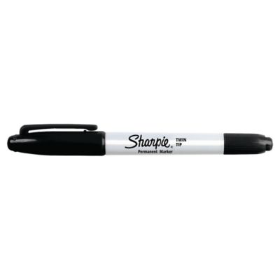 Marqueur CD permanent Sharpie - double pointe fine/ultra fine - noir